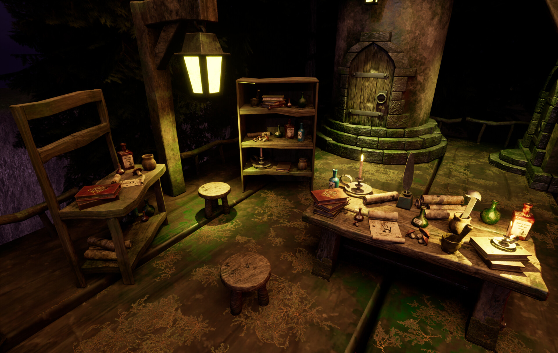 ArtStation - Realtime Witch tree house