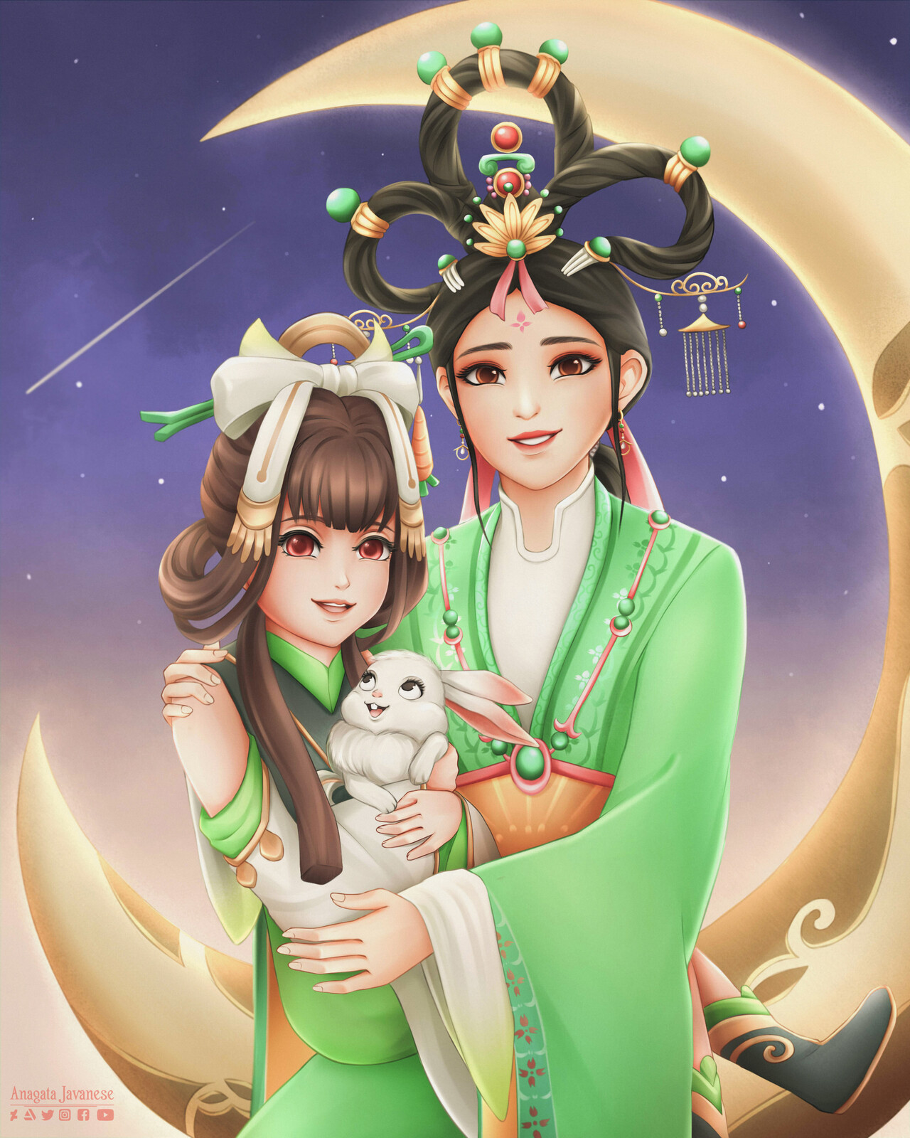 Anagata Javanese - Chang'e (MLBB) & Chang'e (Over The Moon)