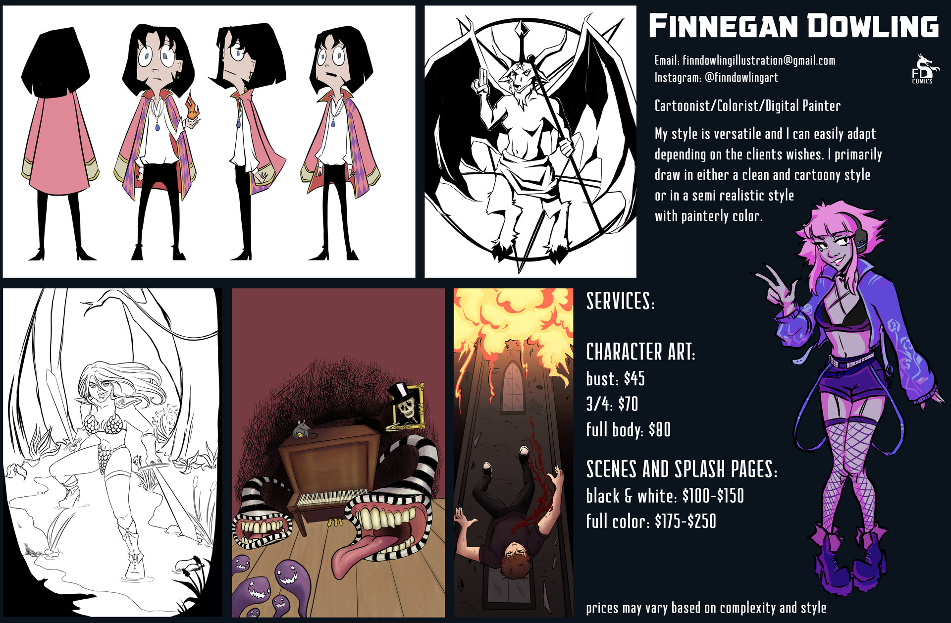 ArtStation - Commission Sheet