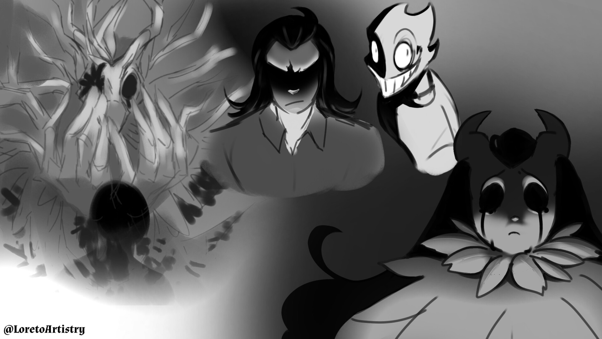 Sophia Loreto - Horror Lighting Practice