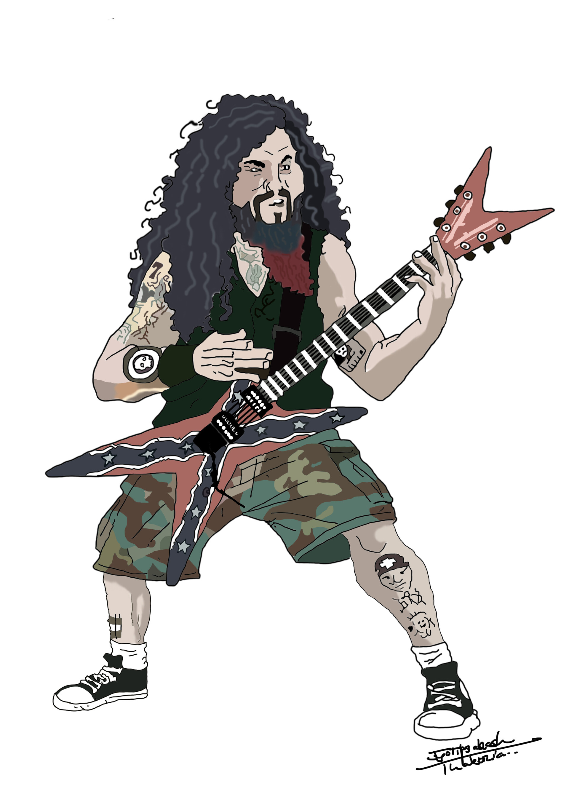 dimebag darrell art