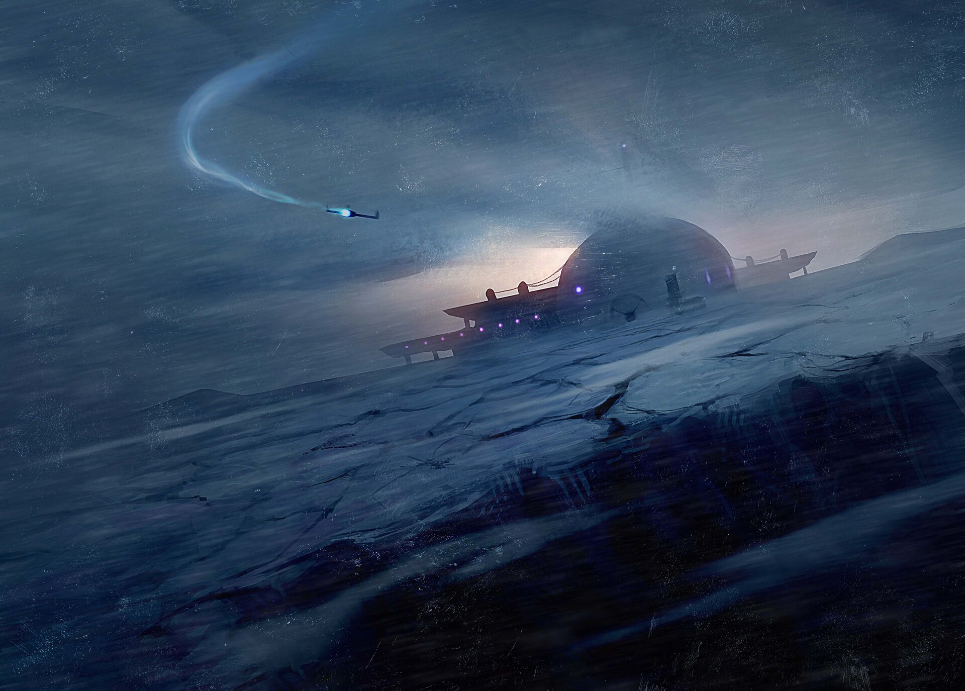 City of the Future concept art by Robert McCall : ImaginaryFuturism