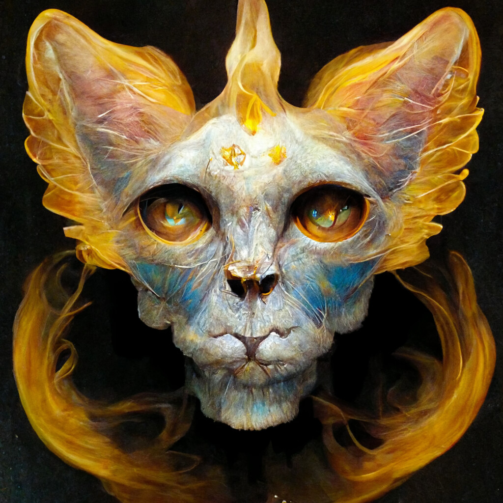 ArtStation - Hellfire Cat
