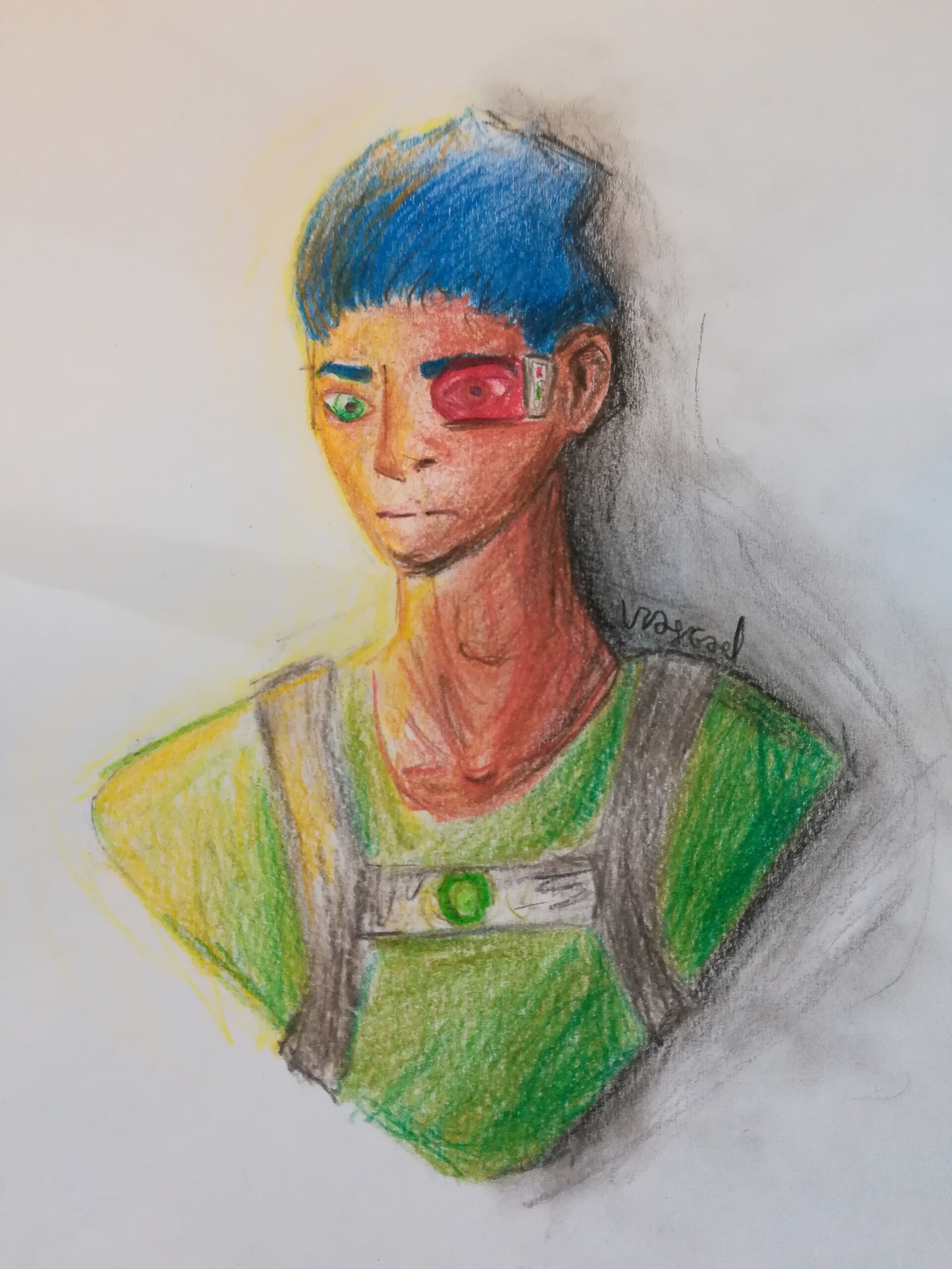 ArtStation - New drawing with my new faber castell