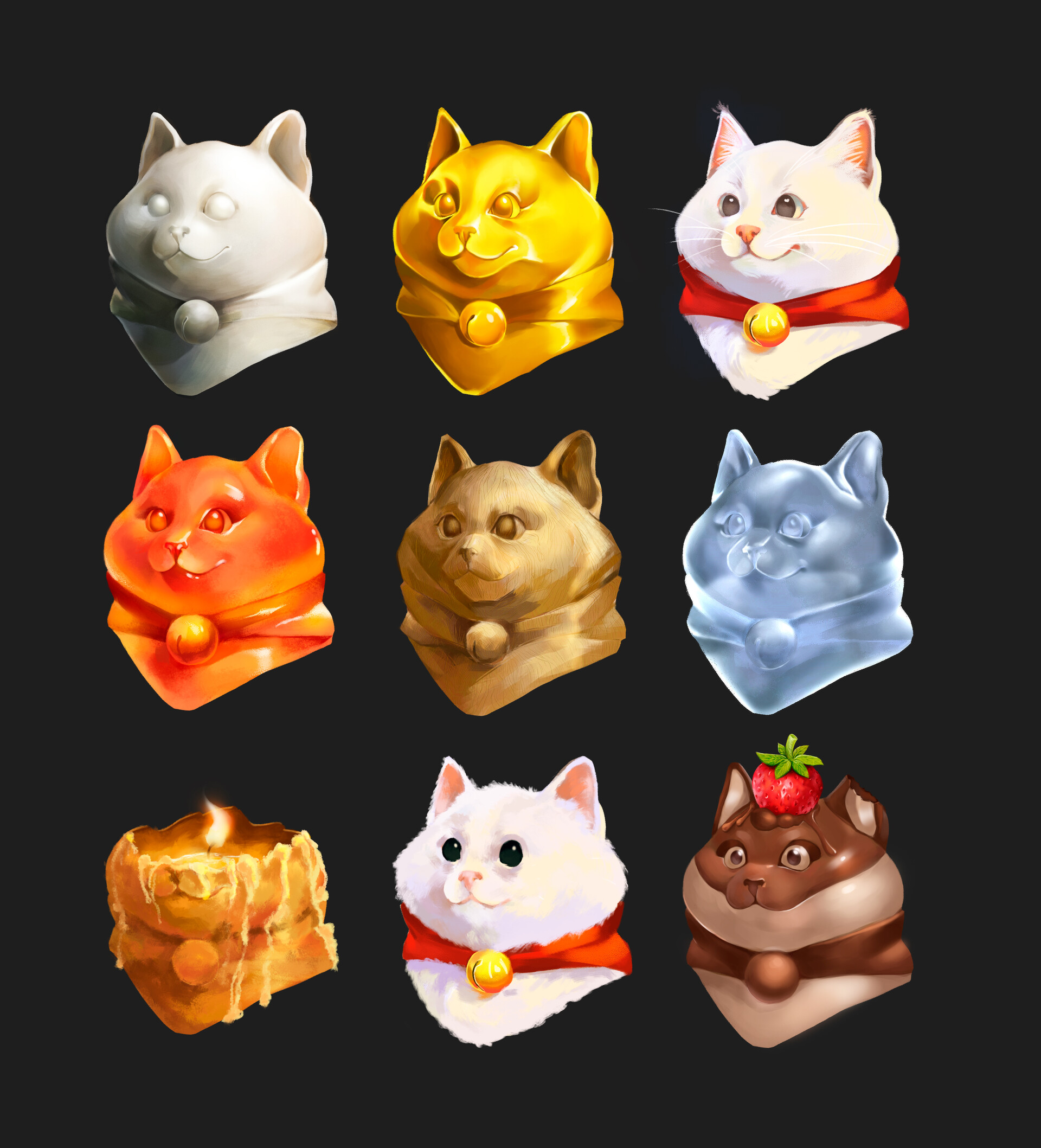 ArtStation - Material cat