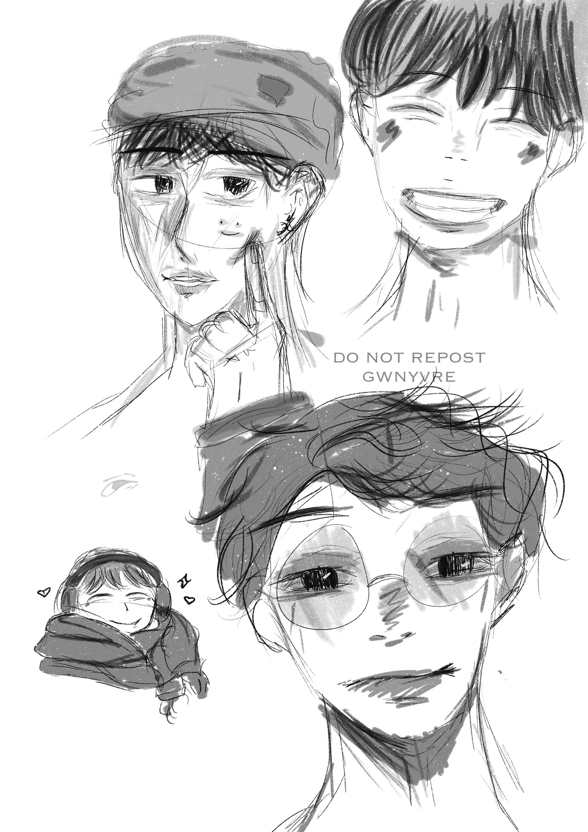 how to draw bts taehyung