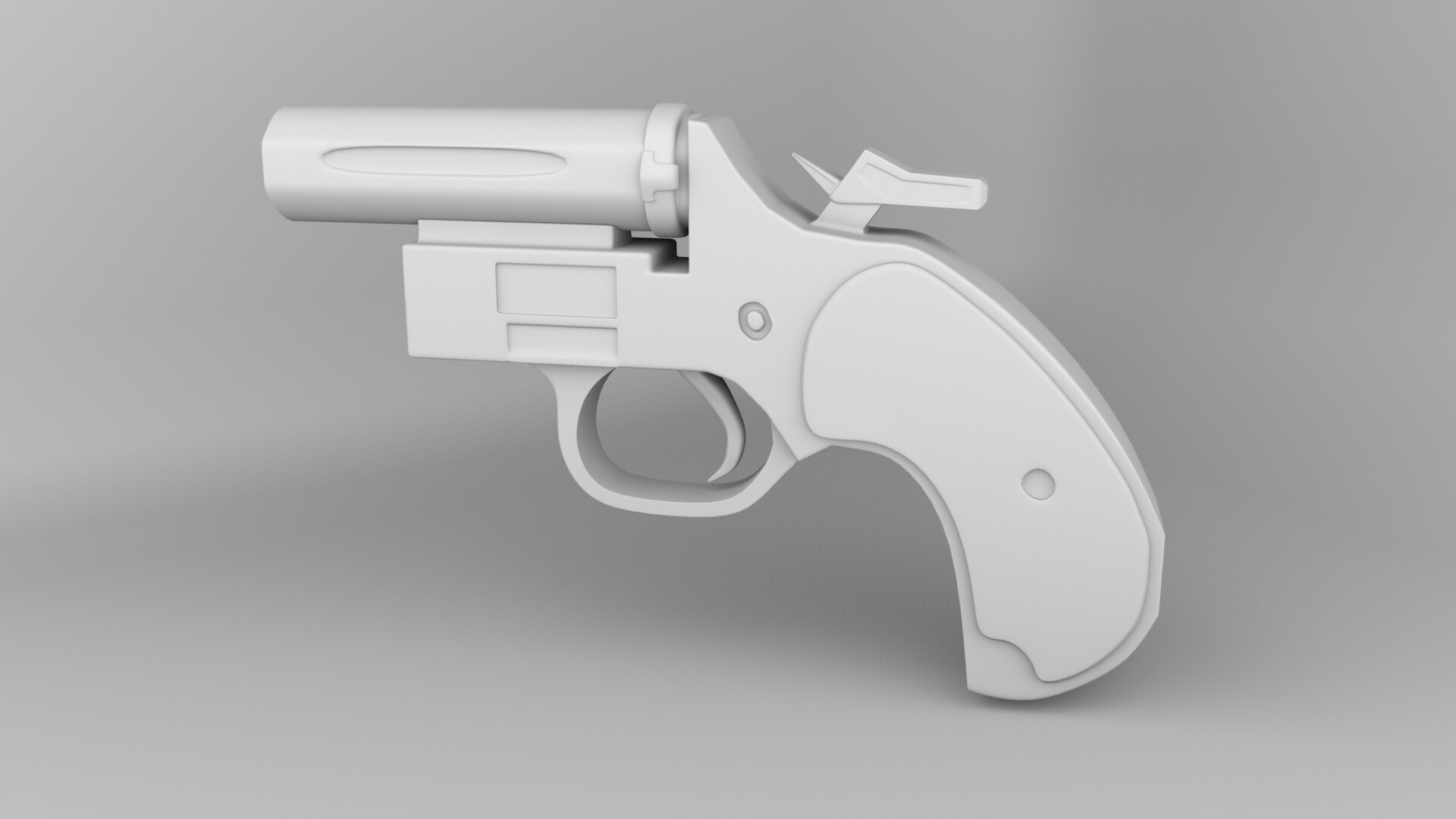 ArtStation - 3D Flare Gun Model