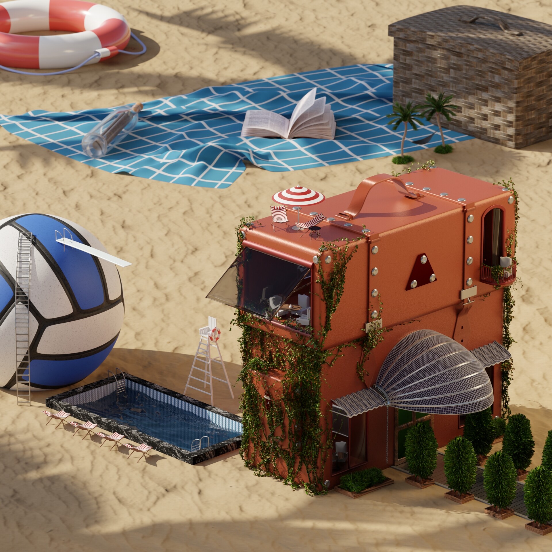 ArtStation - Tiny Vacation