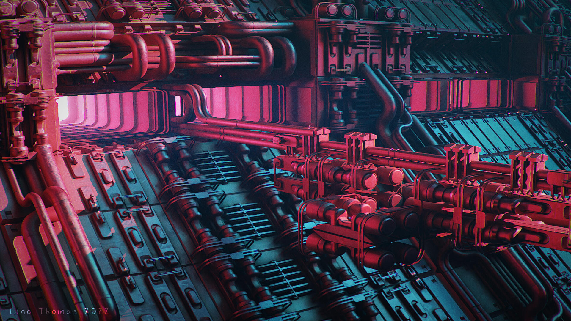 Lino Thomas - One hour of greeble (#9-#12)