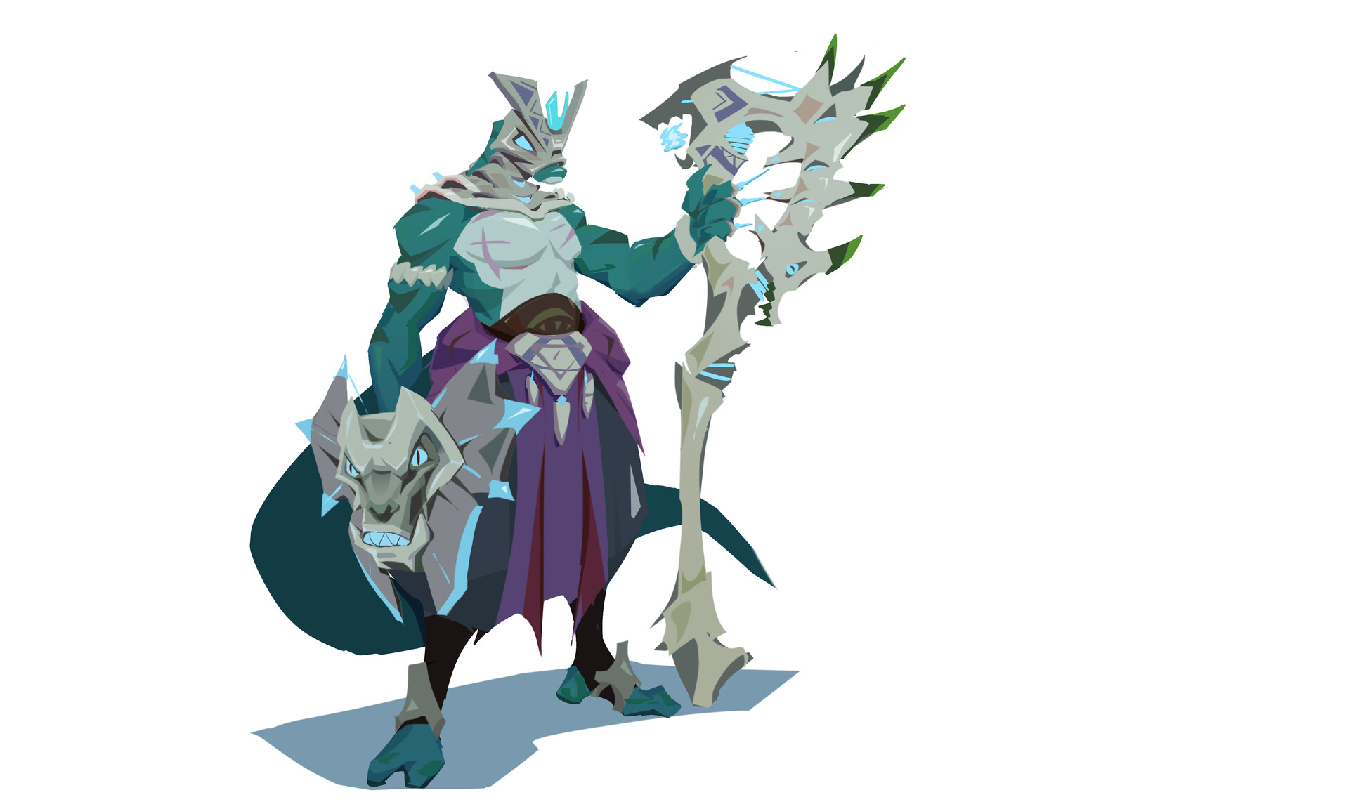 ArtStation - Lizard priest