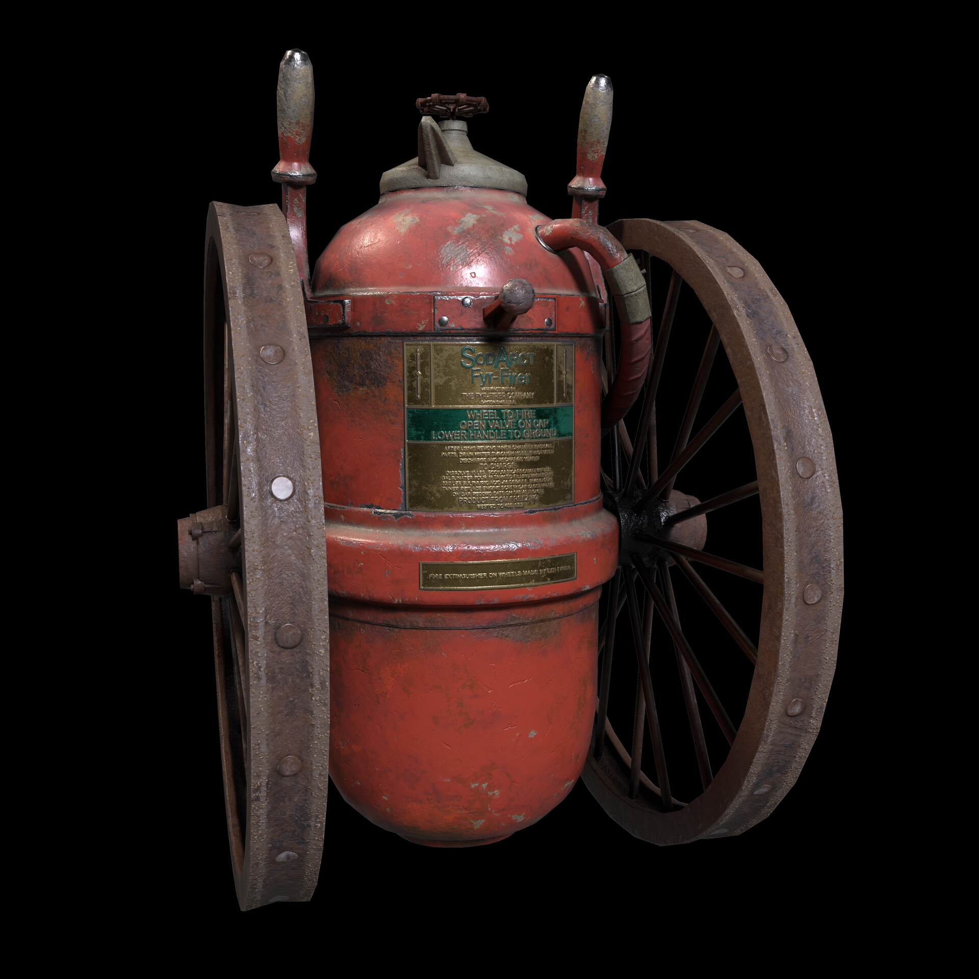 ArtStation - Wheel Fire Extinguisher