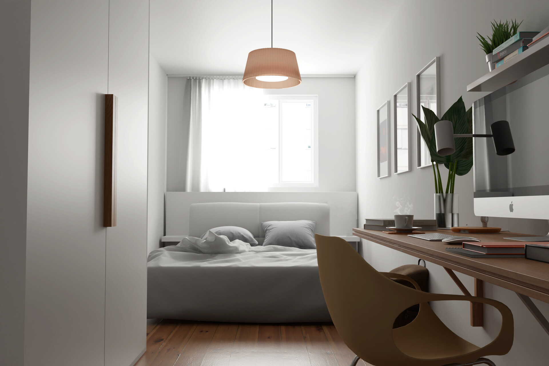 ArtStation - The Bedroom Workplace