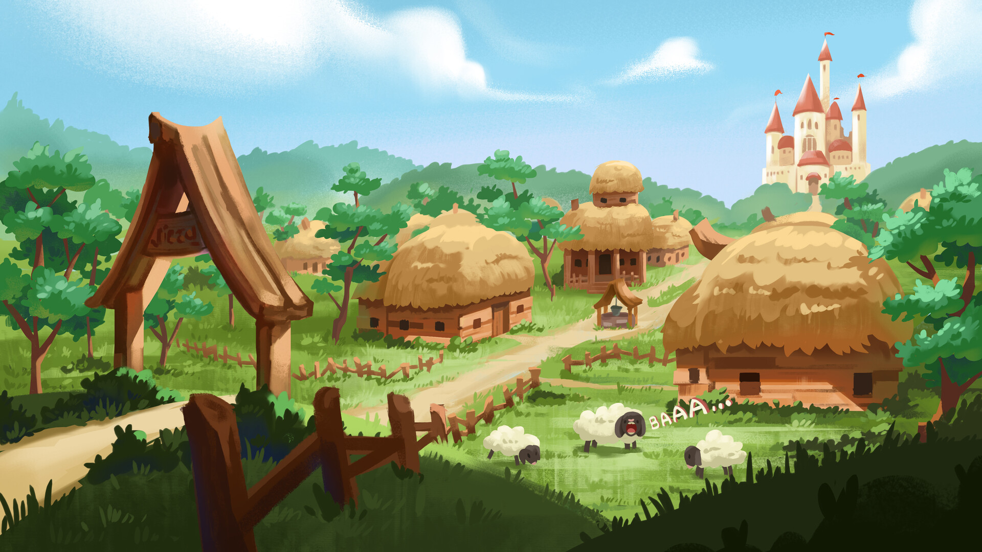 ArtStation - Village