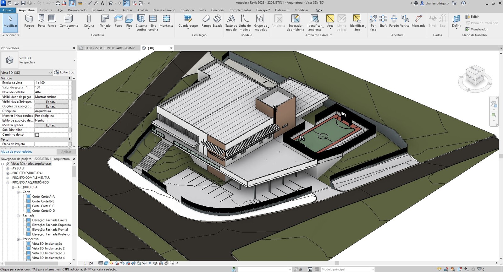 Charles Rodrigues Arquitetura - Batist Church in Tarumã - Brazil ...