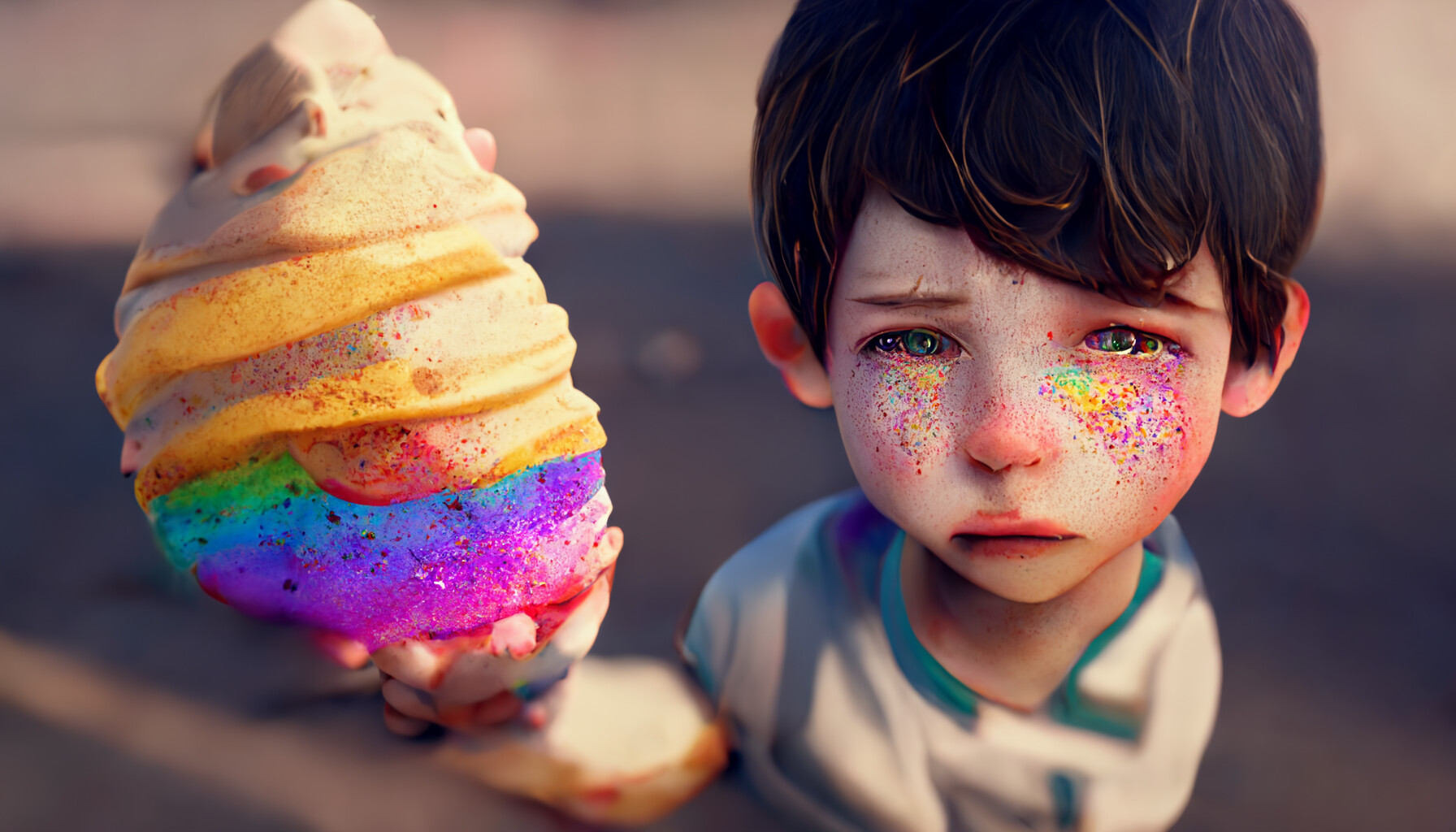 ArtStation - Sad Kids & Ice Cream