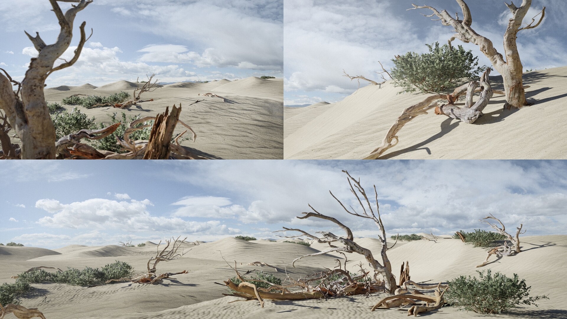 ArtStation - Desert landscape