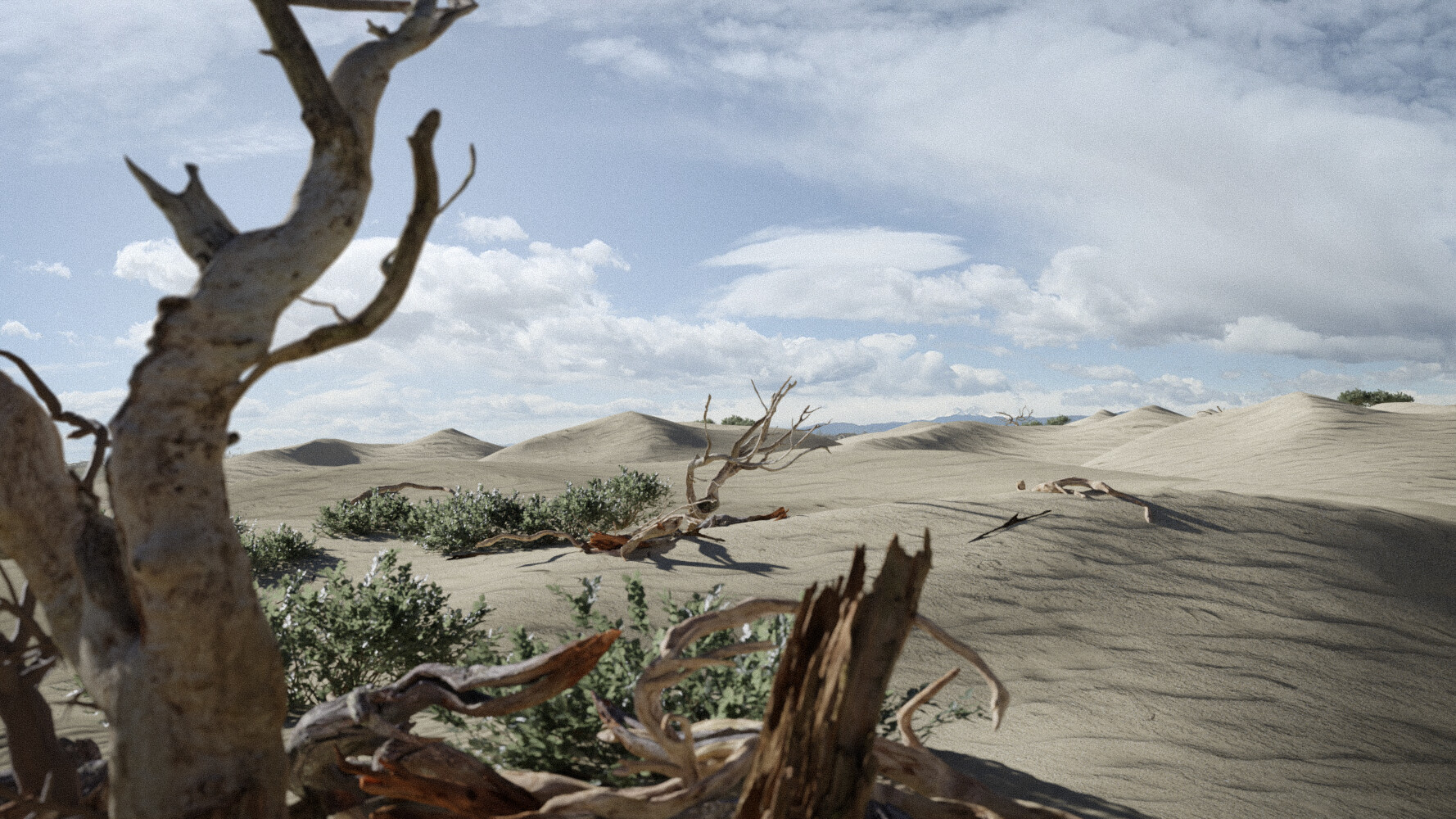 Felipe V. - Desert landscape