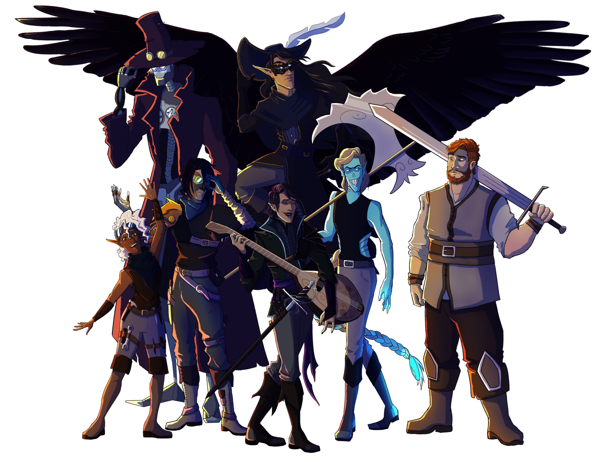 ArtStation - Crew of the Emerald Star