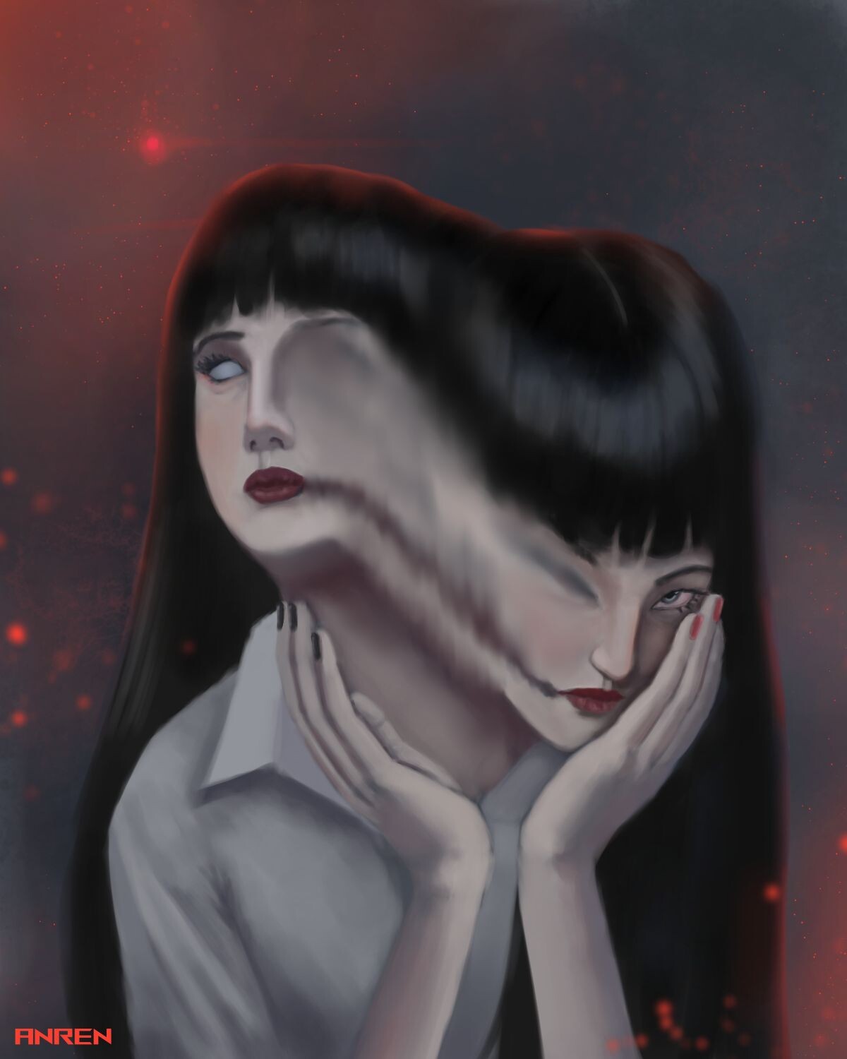 ArtStation - glitched scar