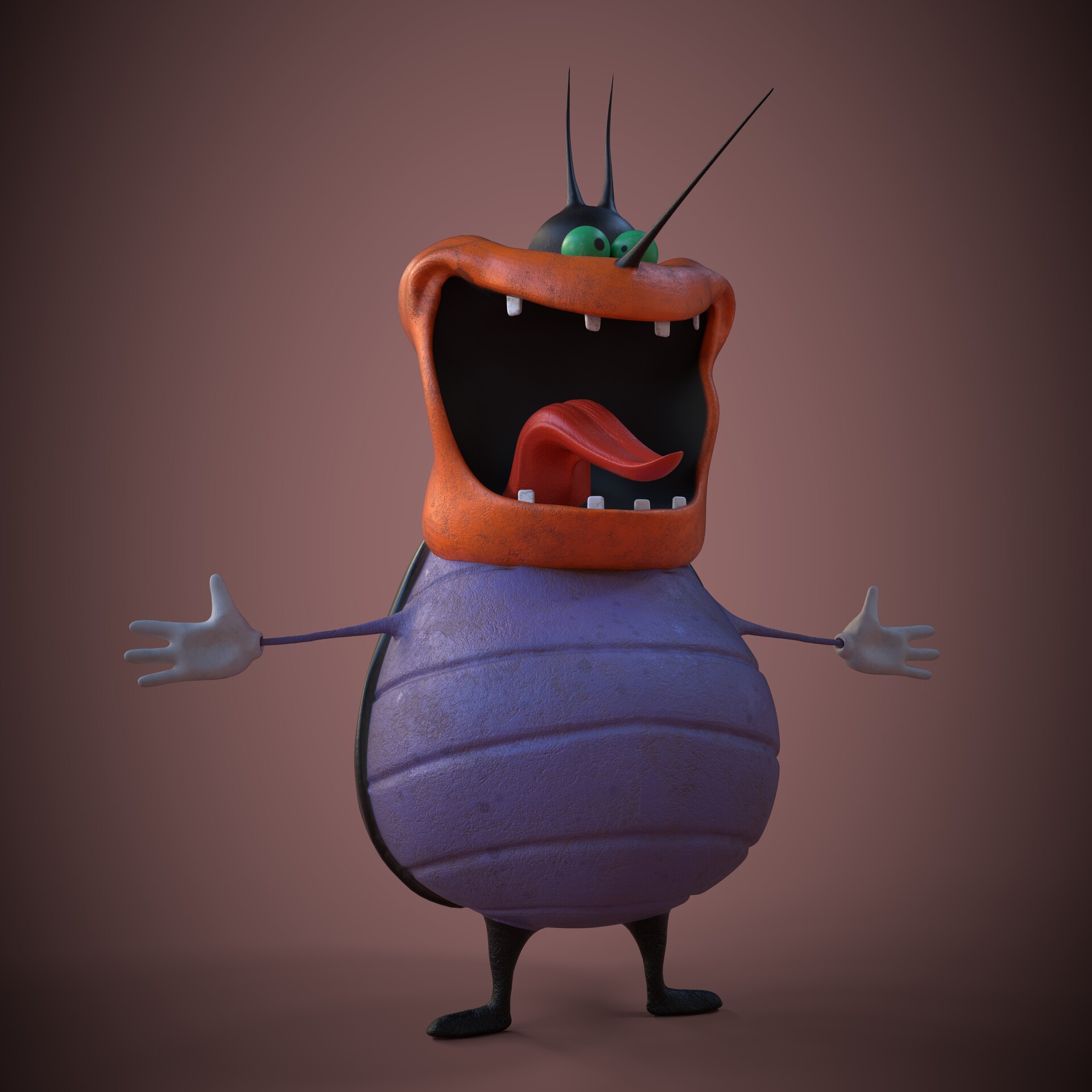 ArtStation - oggy and the cockroaches