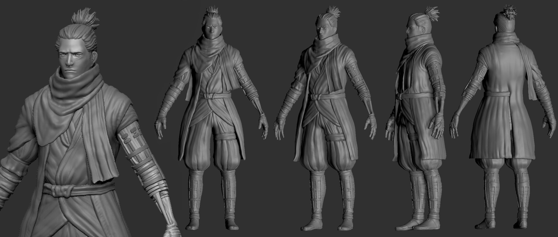 ArtStation - Sekiro Sculpt WIP