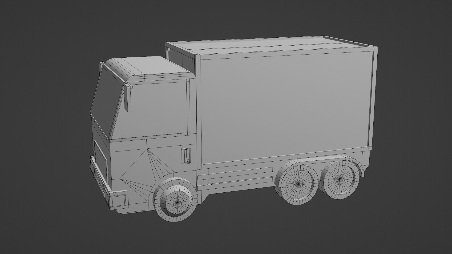 Cameron Schmaltz 3D - Low Poly Box Truck