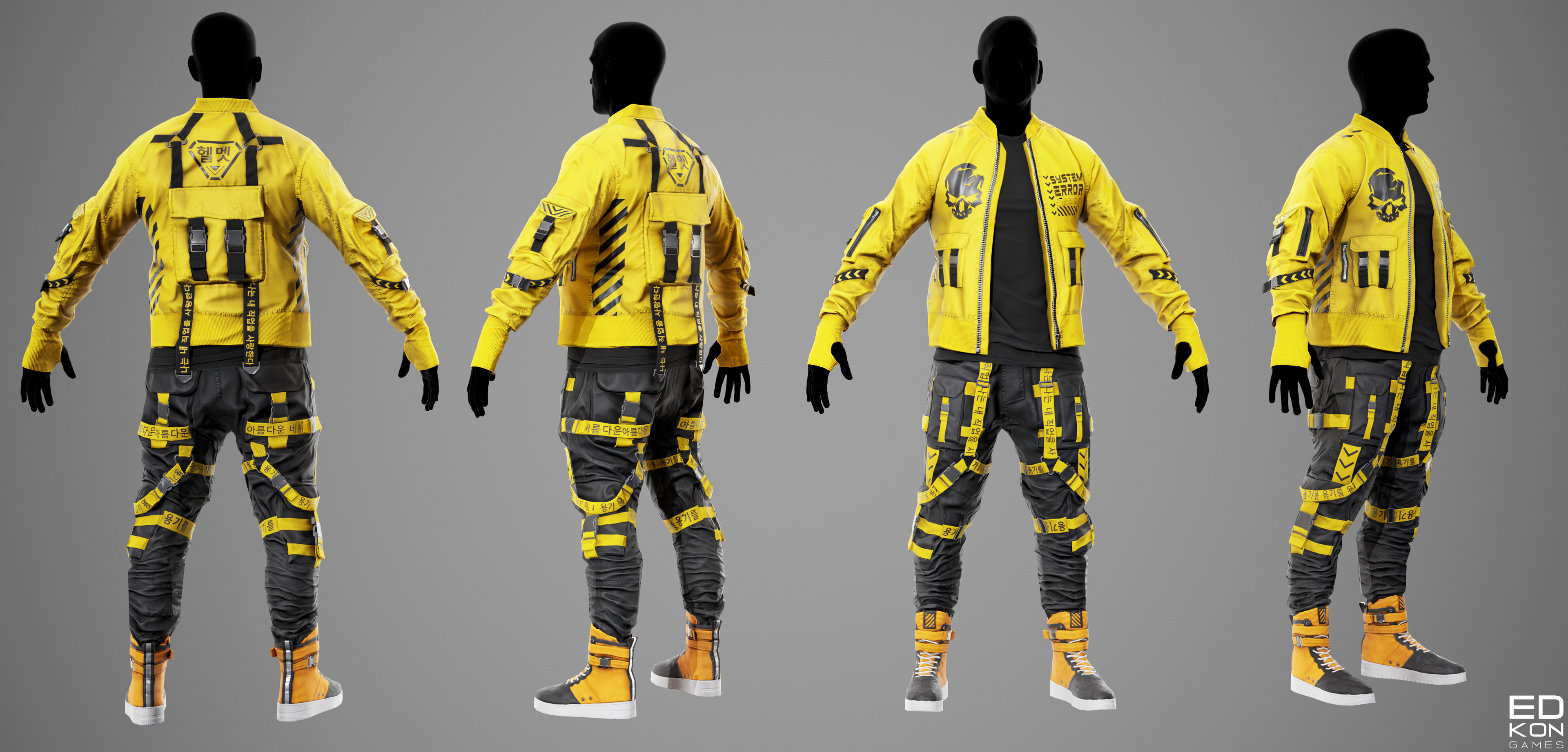 3D Artist - Cyberpunk Skin with Exo Backpack