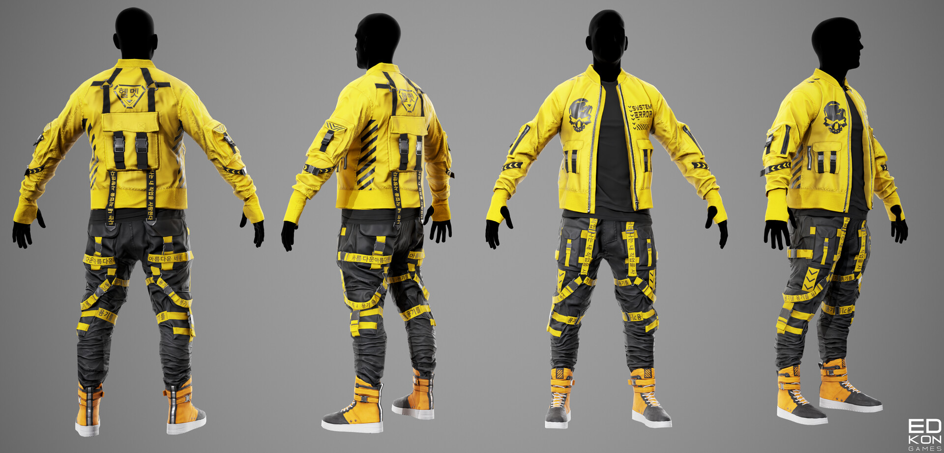 3D Artist - Cyberpunk Skin with Exo Backpack