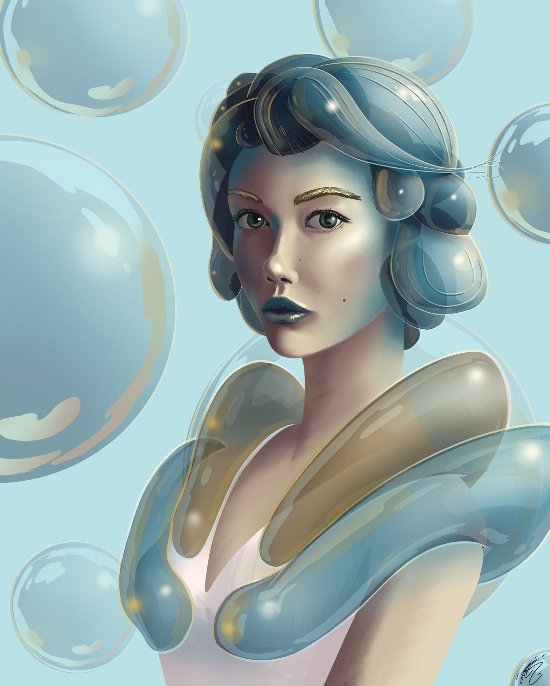 ArtStation - Bubble Girl