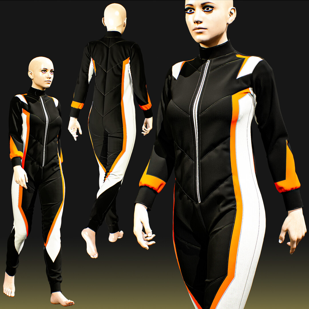 ArtStation - Women's Racing Suit_VOL 01
