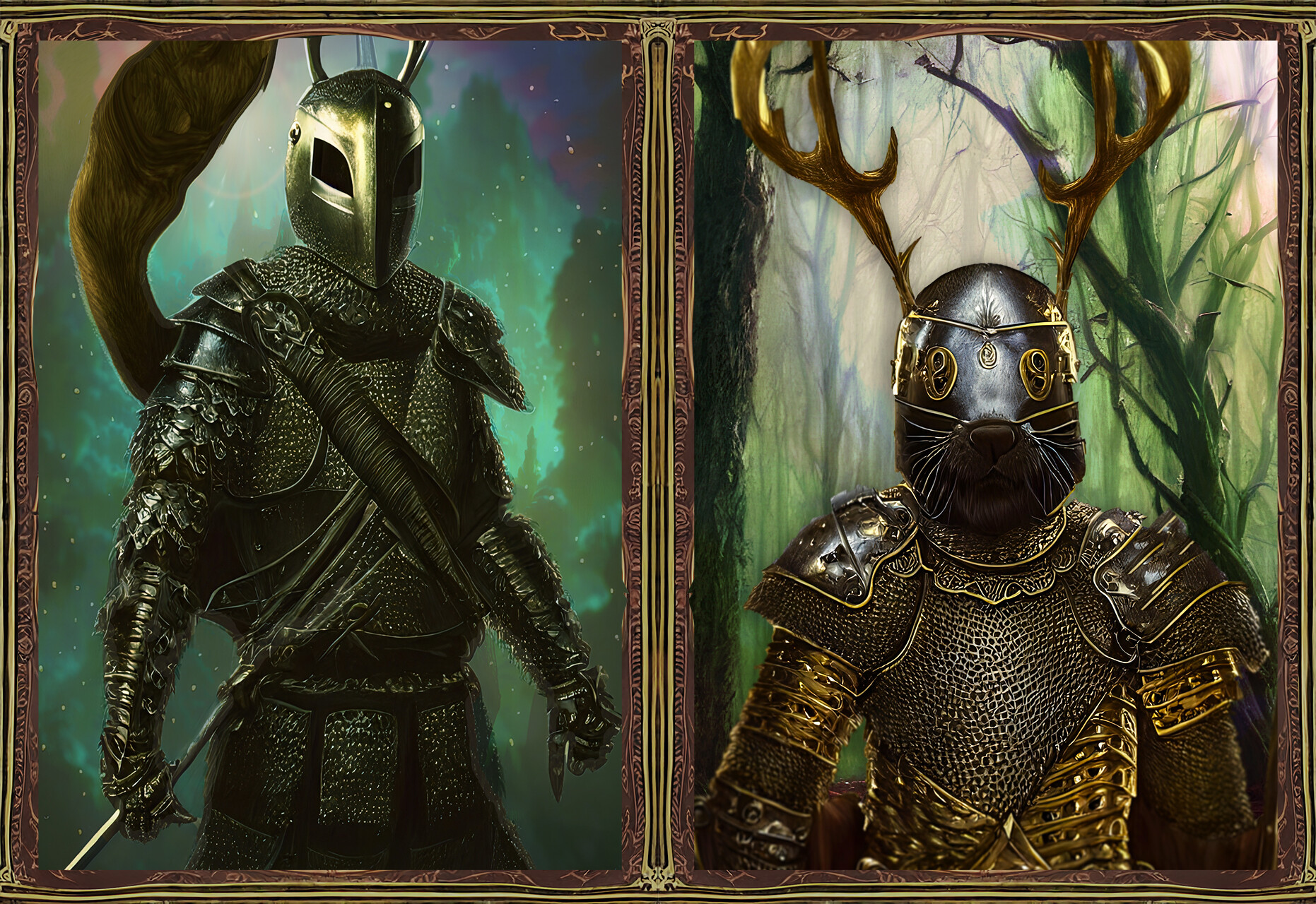 ArtStation - Otter and Squirrel Warriors