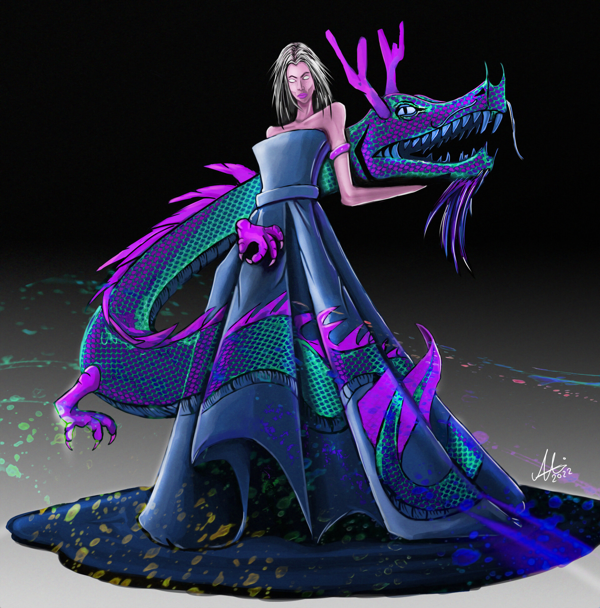 ArtStation - The Dragon Dress