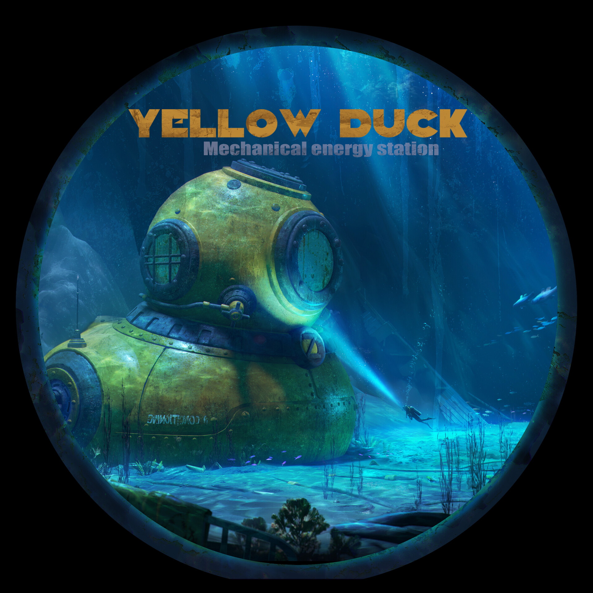 ArtStation - YELLOW DUCK_part2.小黄鸭_海底