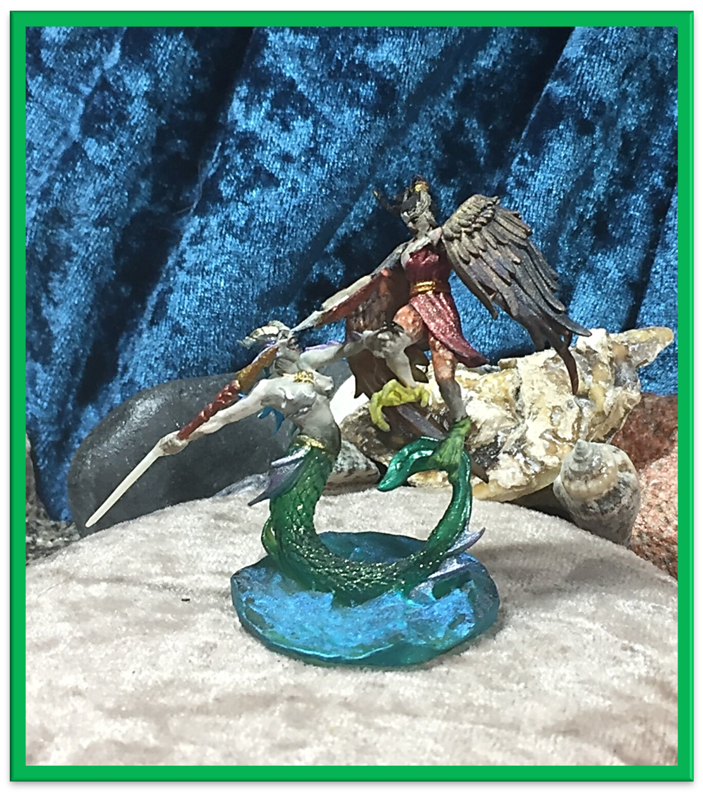 ArtStation - Siren and harpy fighting