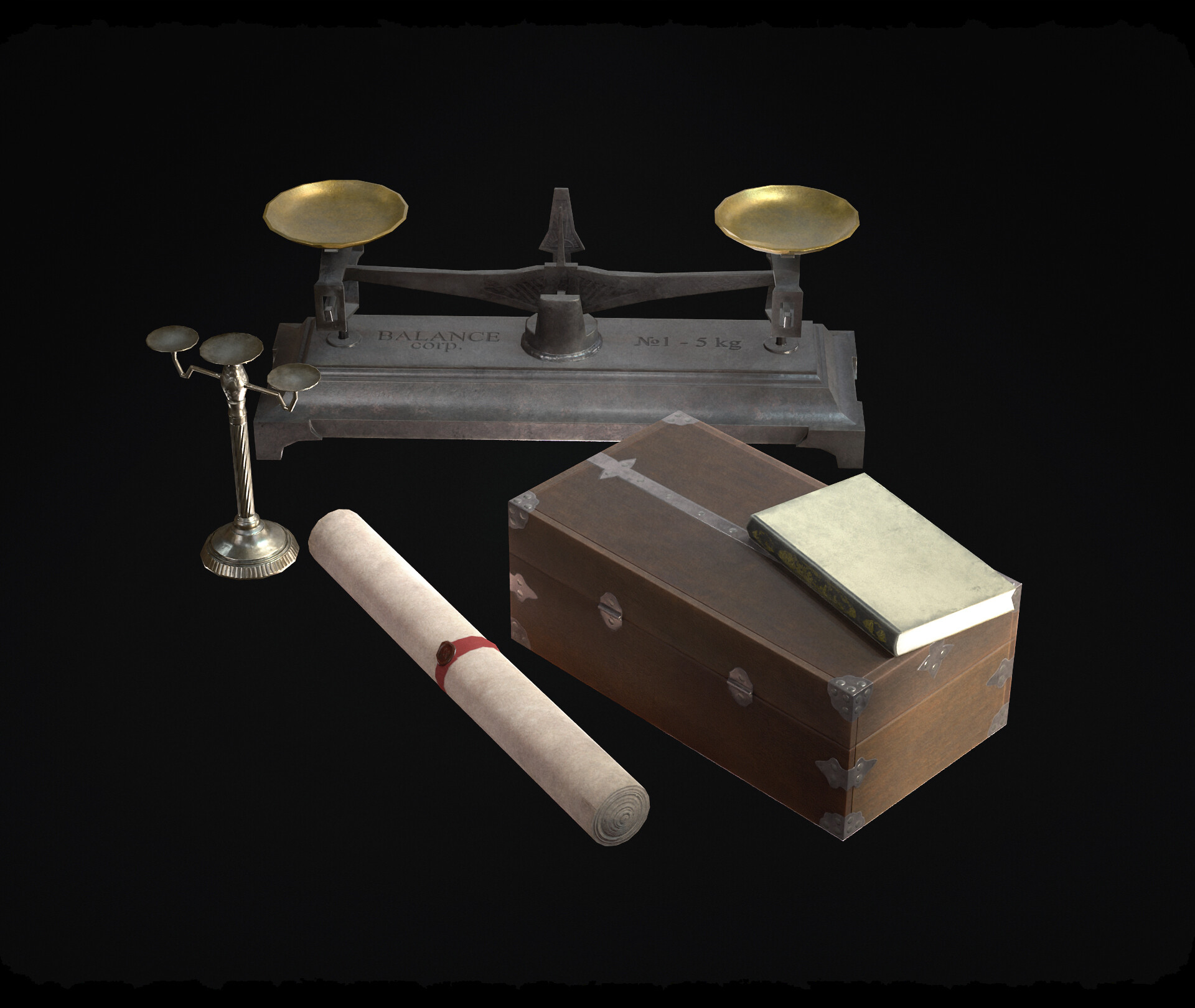 Aleksei Kazakov - Alchemist's room - Props & Materials