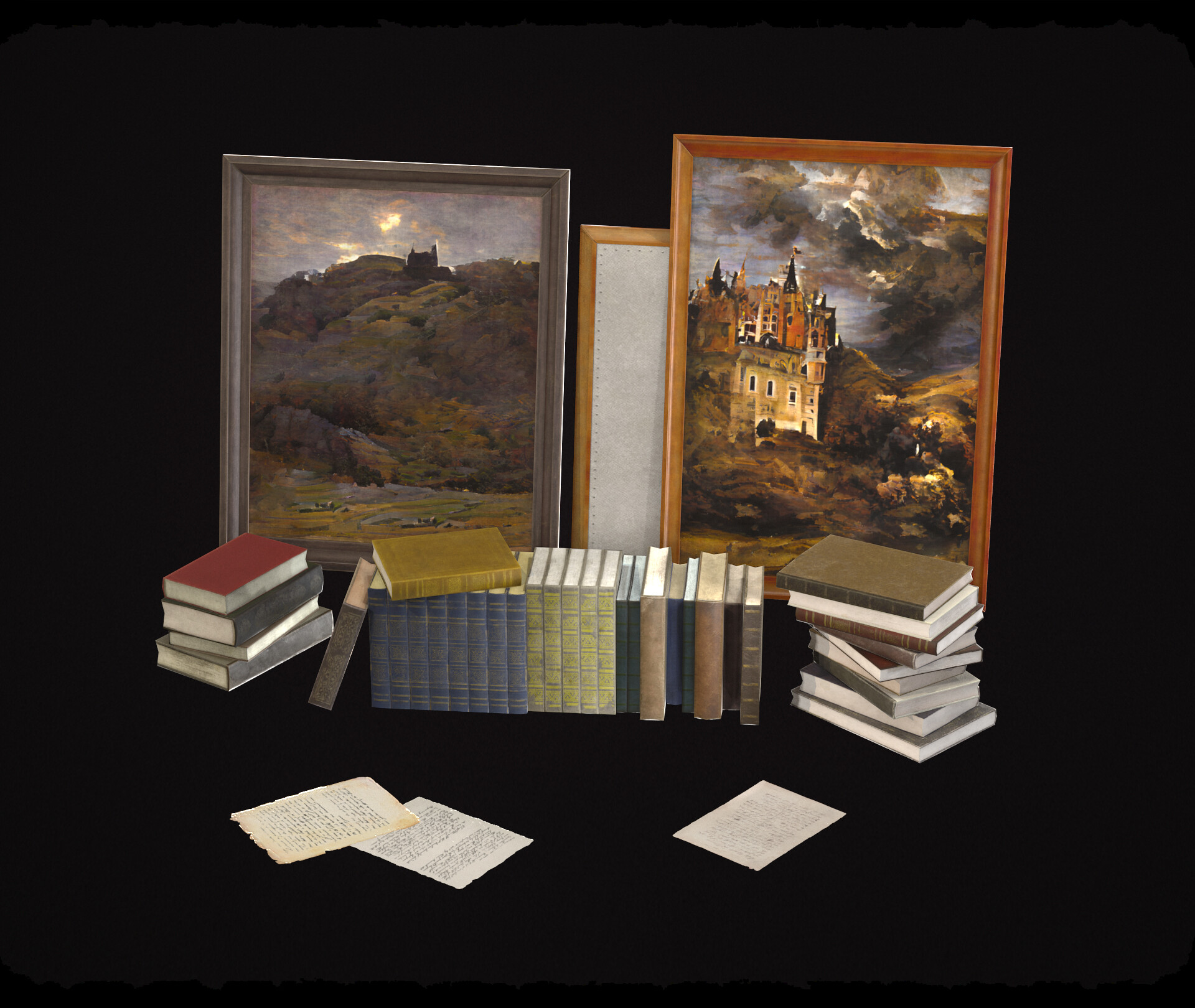 Aleksei Kazakov - Alchemist's room - Props & Materials