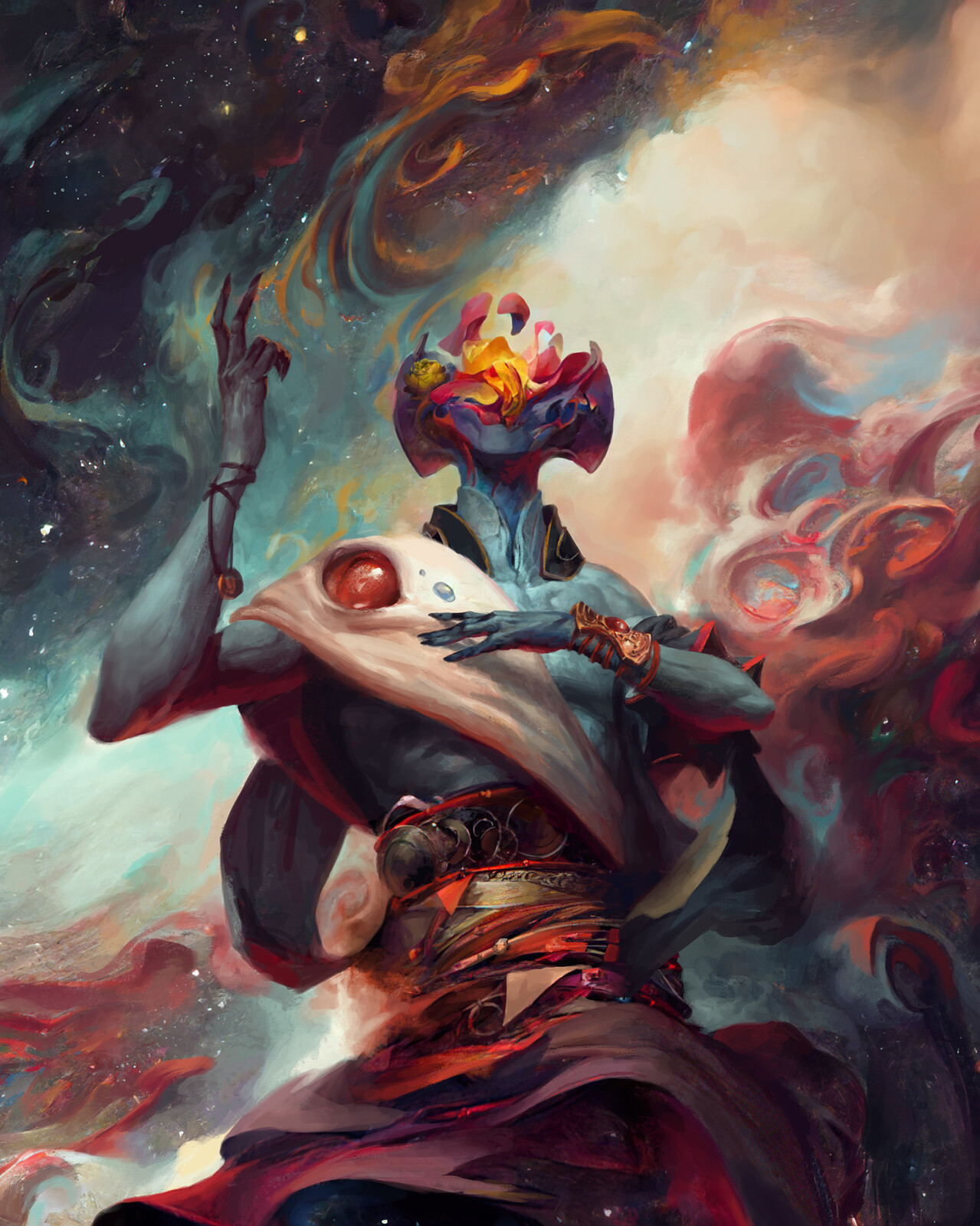 Peter Mohrbacher - Apollyon, Angel of The Void