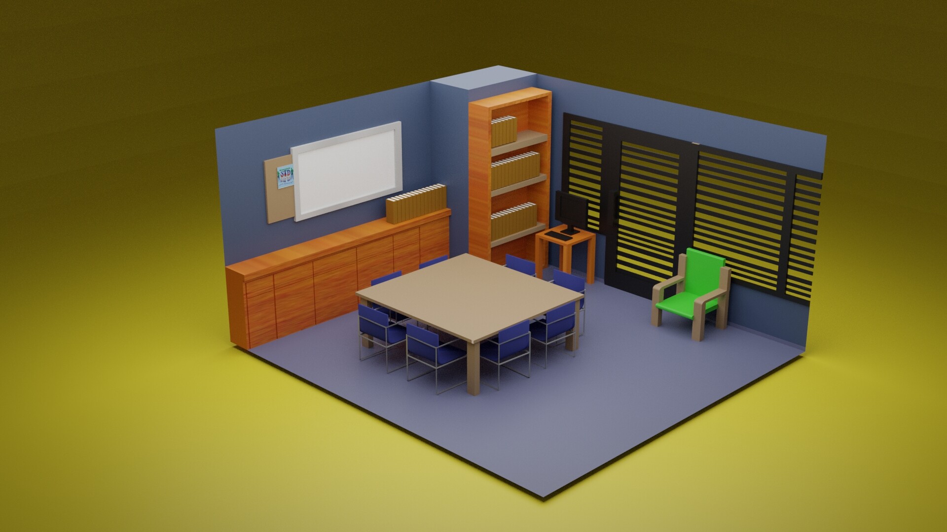 ArtStation - THE STUDY ROOM