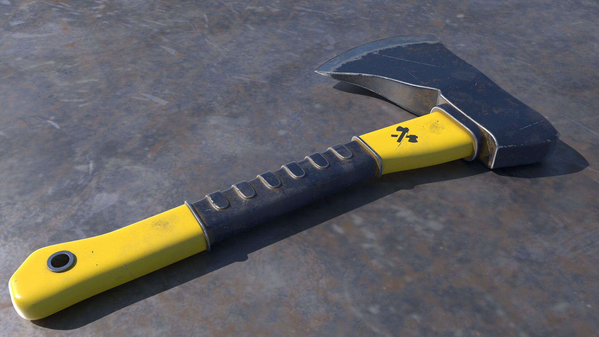 sanekcl - Black-Yellow Axe