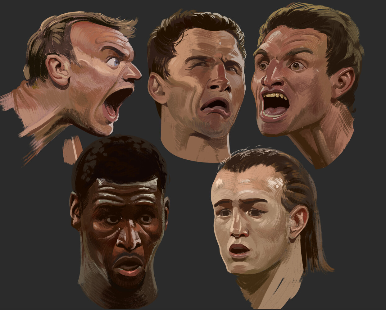 ArtStation - Face Studies