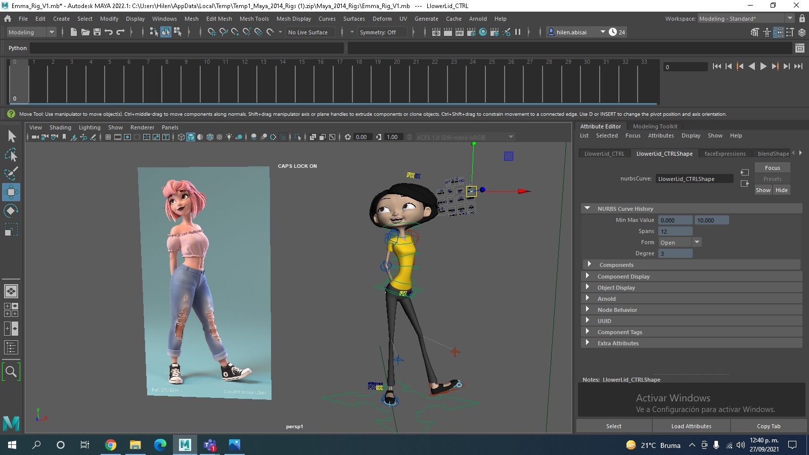 ArtStation - Poses de Animación