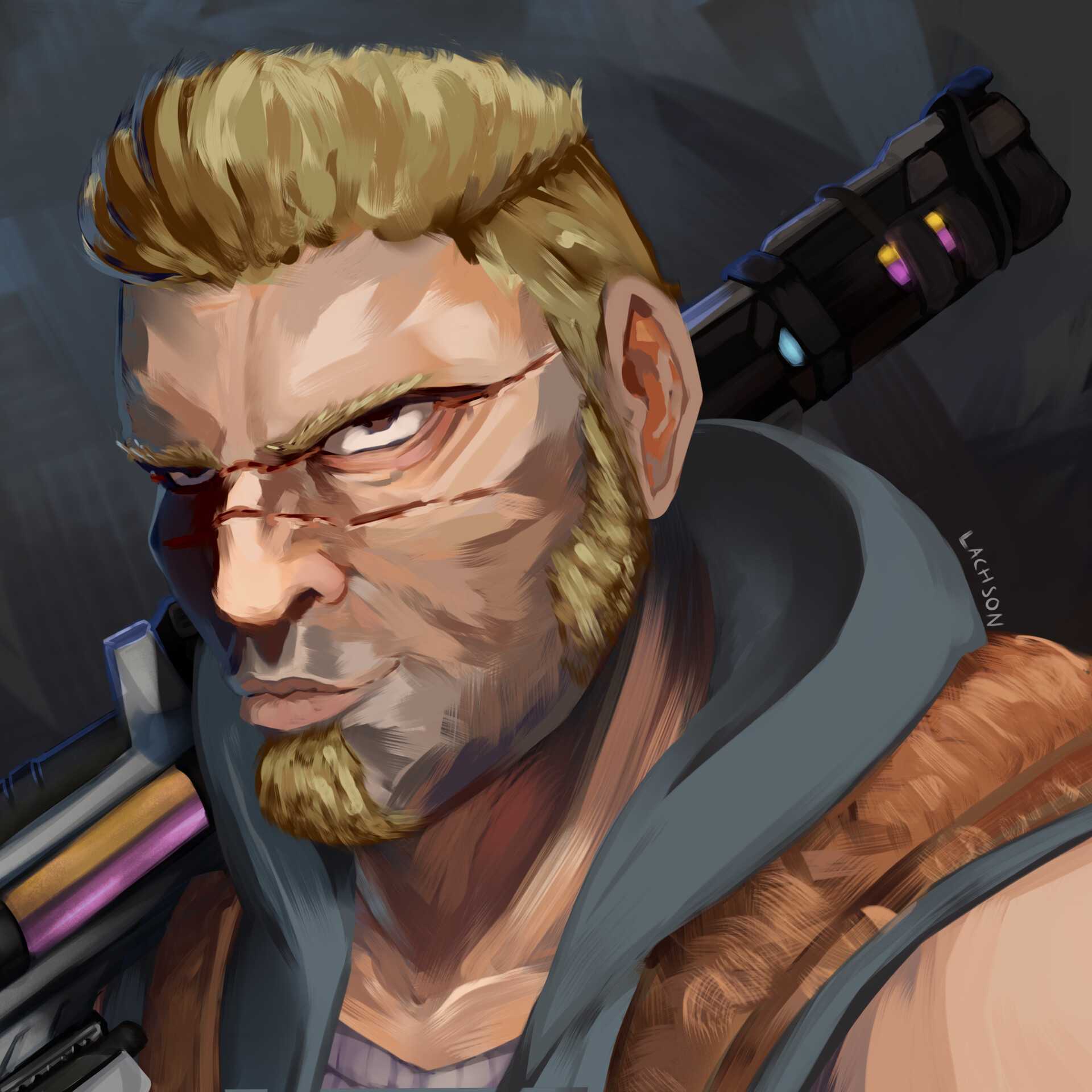 ArtStation - Xcom 2 Sniper Commission