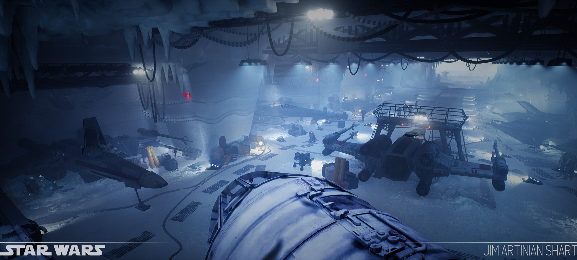 Jim Artinian Shart - Hoth Echo Base UE5 (Fan Art)