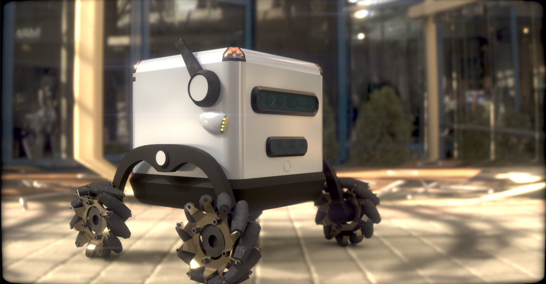 ArtStation - AV - Delivery Robot - Small (Oculus VR)