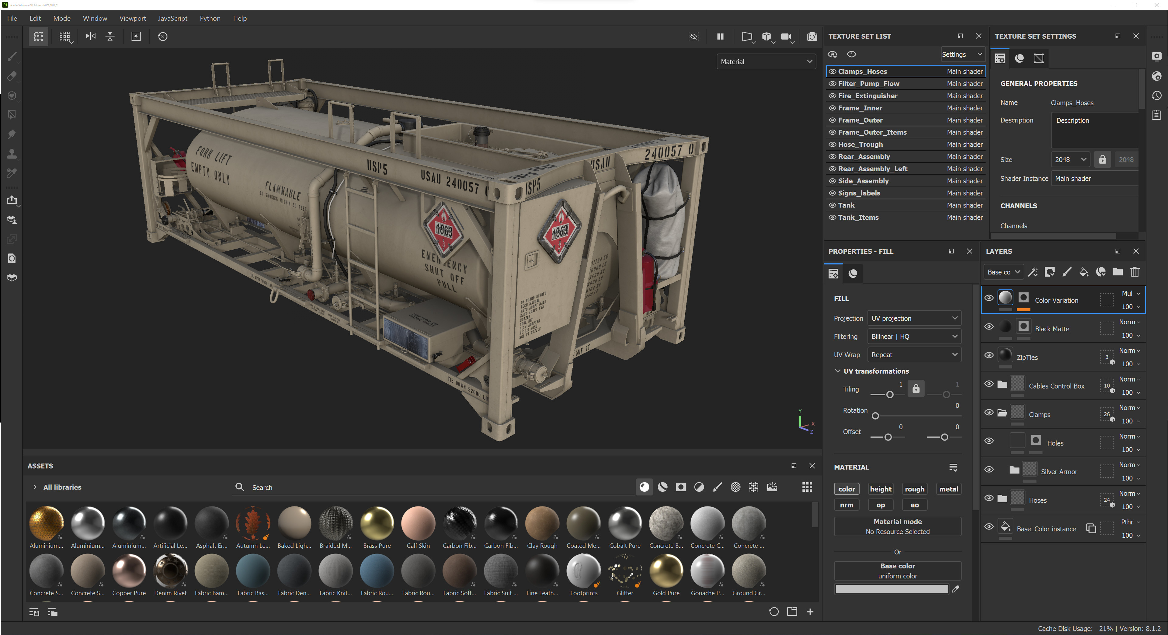 George "Rico" Walker - M107 Tank Rack Module