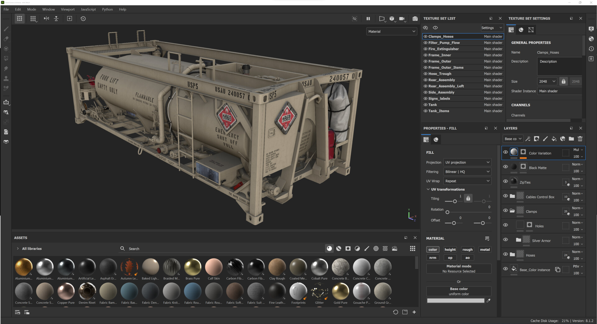 George "Rico" Walker - M107 Tank Rack Module