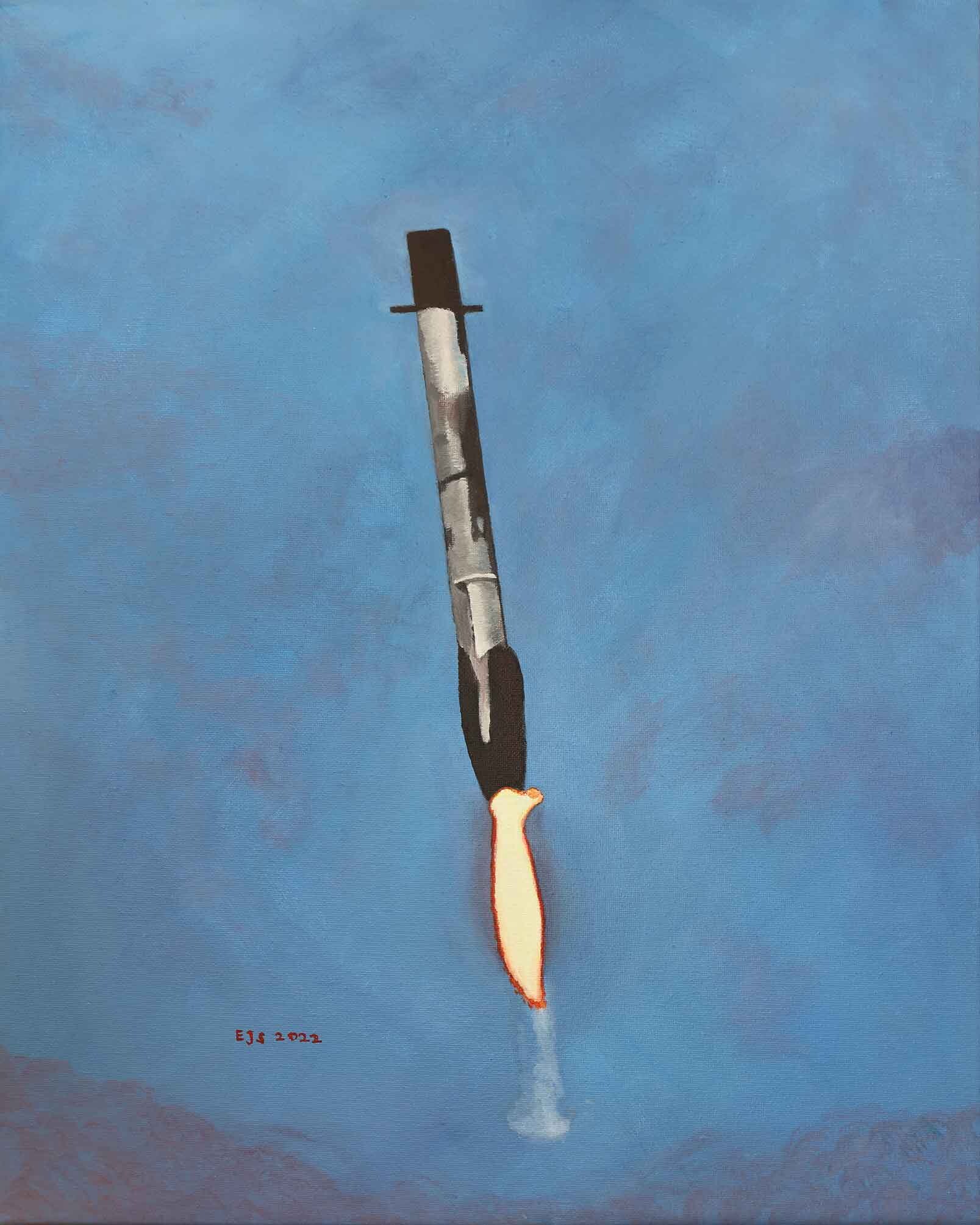 ArtStation - Falcon 9 booster return