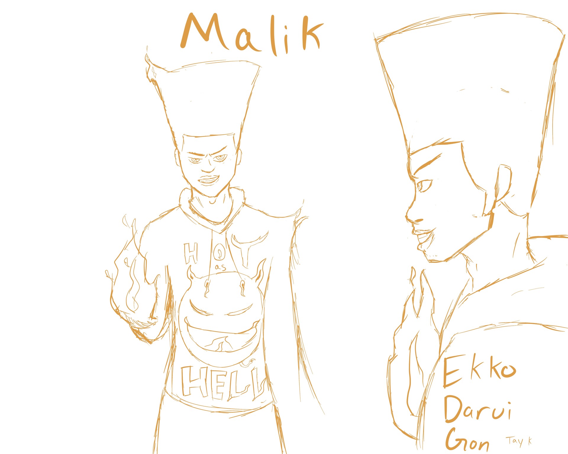 ArtStation - Malik Character Sheet