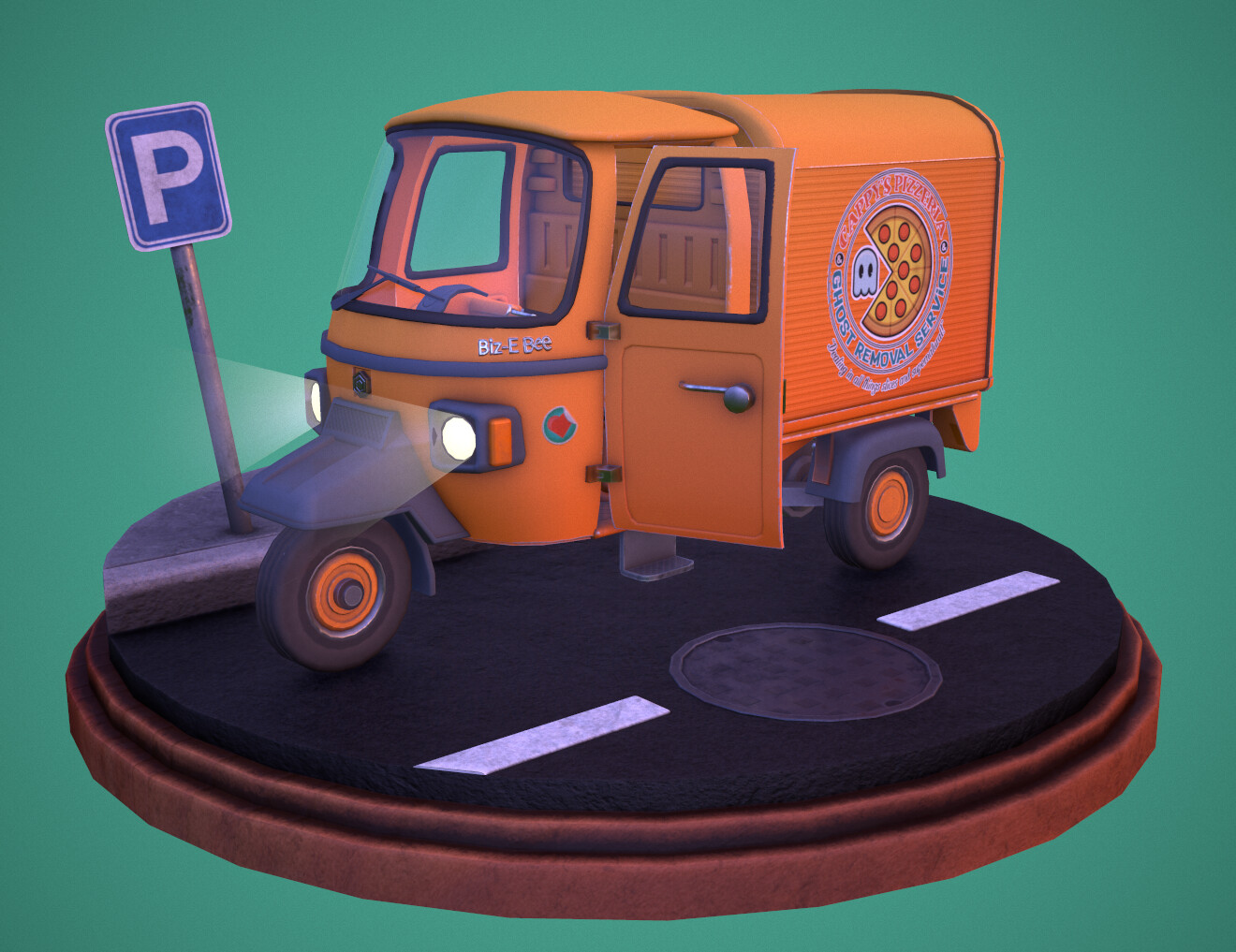 Callum Taylor - Paranormal Investigator's Pizza Van