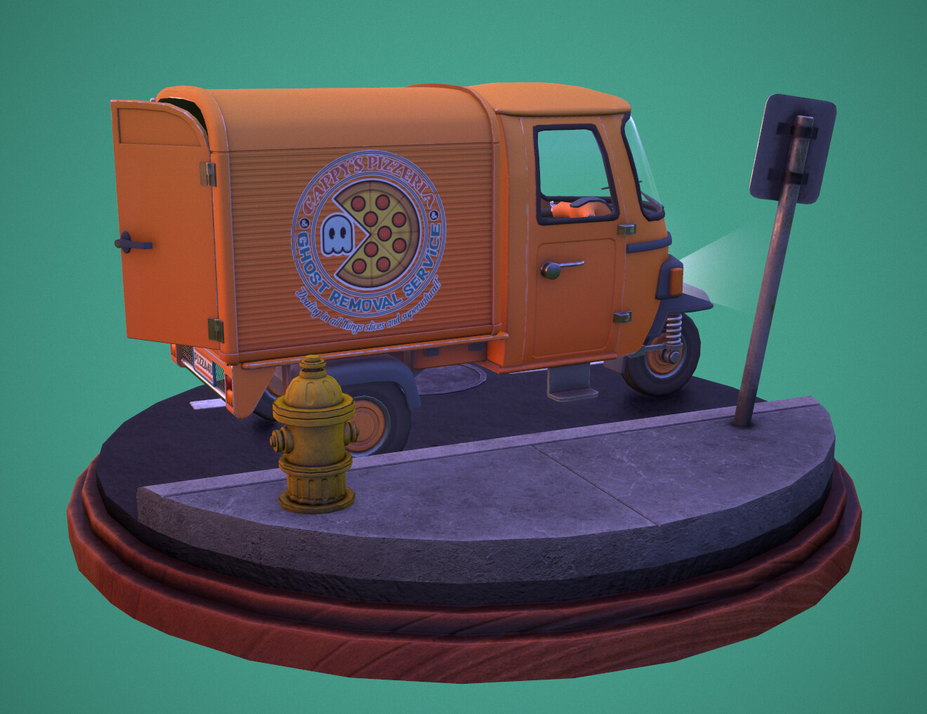 Callum Taylor - Paranormal Investigator's Pizza Van